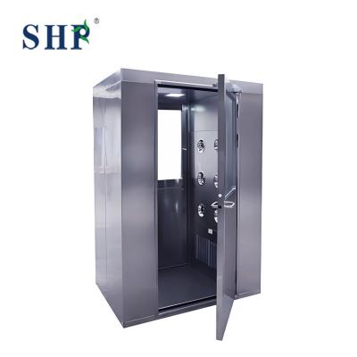 China Adjustable Shower Time Personnel Decontamination Air Shower with 99.995% HEPA Filter for sale