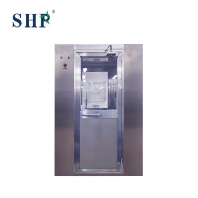 China 550w  Pass Box Air Shower Personal 20 - 25m/S Pass Through Stainless Steel Air Shower for sale