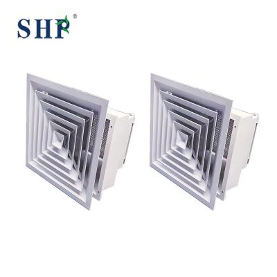 China Ceiling Mounted Diy Hepa Box Fan Diffuser Air Supply HEPA Box Air Filter for sale