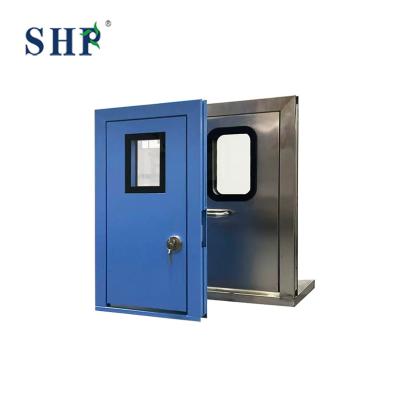 China Stainless Steel Hospital Operating Theatre Cleanroom Door with Push and Pull Opening for sale