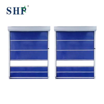 China Factory Wholesale PVC Automatic High Speed Industry Fireproof Roller Door for sale