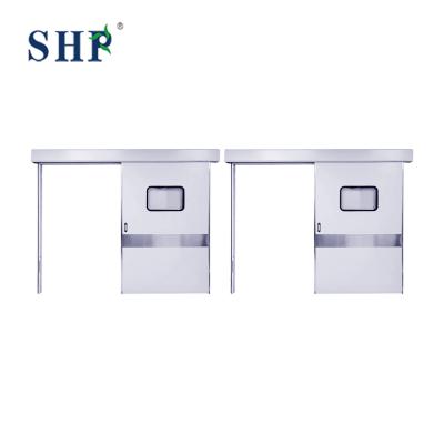 China Thermal Insulation Cleanroom Sliding Door Stainless Steel For Medical Cleanroom Customized Color for sale