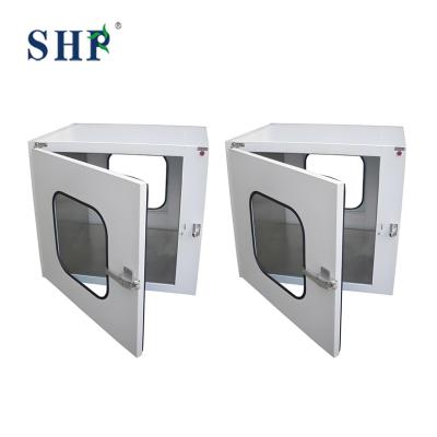 China SUS304 Cleanliness Static Pass Box Clean Environment Pass Box For Microbiology Lab for sale