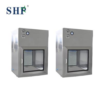 China Coated Steel Dynamic Pass Box SS316 Clean Pass Box With UV Lamp for sale