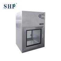 China Electronic Interlocking UV Stainless Steel Pass Box Static Dynamic Custom Size 500x500x500 for sale