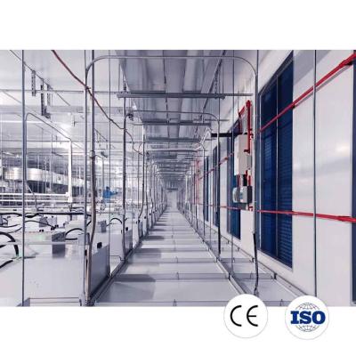 China Clean Room For Plant Modular Cleanroom Weight KG 1000 Sandwich Panels Door Cleanliness for sale