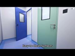 customized color stainless steel door for hospital lab pharmaceutical clean room door