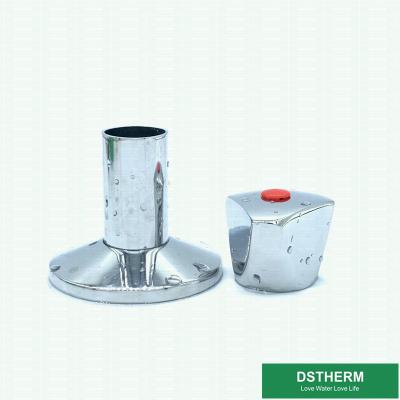 Cina Triangle Handle Chrome Plated PPR Plastic Stop Valve Heat Insulation in vendita