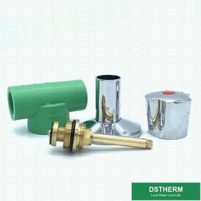 Cina 25mm Heavier Chrome Plated Heat Insulation PPR Stop Valve With Hexagonal Handle in vendita