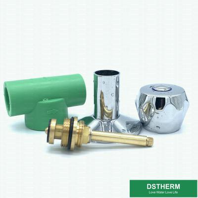 Cina Round Handle Welding PPR Stop Valve Chrome Plated For Cold Hot Water in vendita