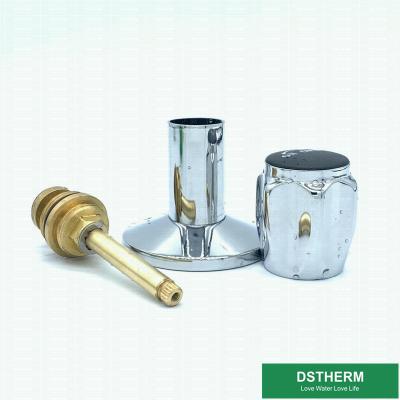 China Chrome Plated Round Hexagonal Handle For Stop Valve Top Parts Cartridges for sale