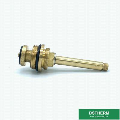 China Stop Valve Parts Triangle Zinc Alloy Handle With Brass Cartridges 1inch for sale