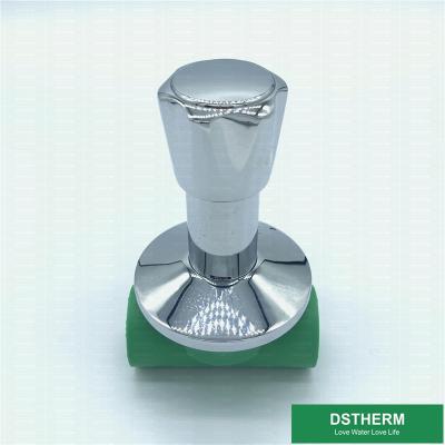 中国 停止弁のトップのカートリッジのための円形の六角形のハンドルの真鍮の挿入物 販売のため