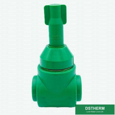 Cina PPR Coated Brass Stop Valve Corrosion Resistant Gate Valve With Cover in vendita