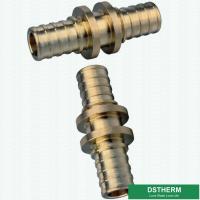 China Equal Threaded Coupling PEX Brass Fittings Customized Logo for sale