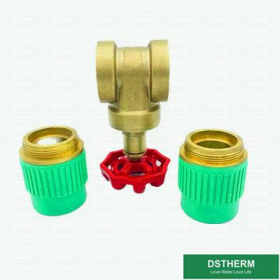 China Concealed Brass Gate Valve With Ppr Connection Heat Insulation High Pressure Stop Valve for sale
