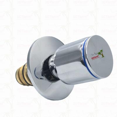 China Ppr Chrome Plated Stop Valve With Anti-slip Handle Low Maintenance 20-32mm Customizable Size for sale