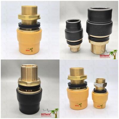 China PPR Tank Transit Coupler PPR Water Tank Fittings Eco-Safe & Cost-Efficient for sale