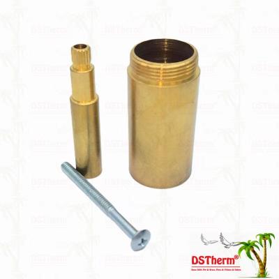 China Brass / Chrome Plated Valve Stem Extension Sleeve 1/2" - 1" Customized Size for sale