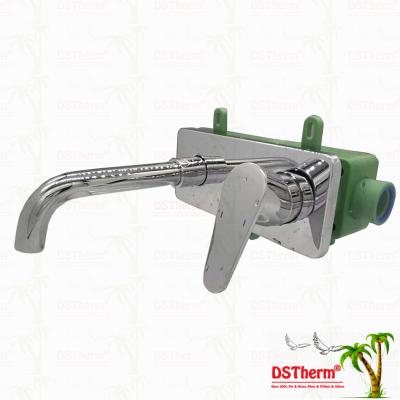 China PPR Basin Concealed Mixer Valve Wall-mounted Faucet Ceramic Valve Cartridge 25mm for sale