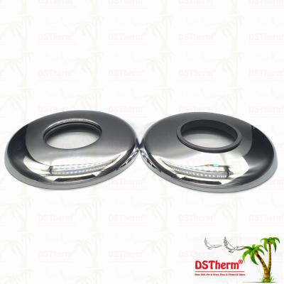 China Three-way Round Panel Ppr Mixer Shower Valve Cold Hot Water Balanced Valve for sale