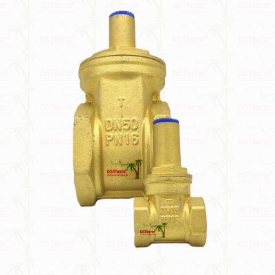 China Brass Lock Gate Valve For Plumbing System Corrosion Resistance Customized Size for sale