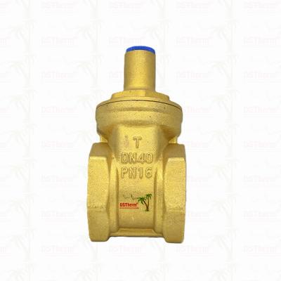 China Brass Lock Gate Valve For Plumbing System Corrosion Resistance Customized Size for sale