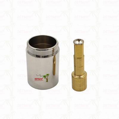 China Brass / Chrome Plated Valve Stem Extension Sleeve Cartridge Extension Customized Size for sale