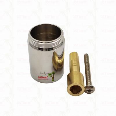 China Brass / Chrome Plated Valve Stem Extension Sleeve Cartridge Extension Customized Size for sale