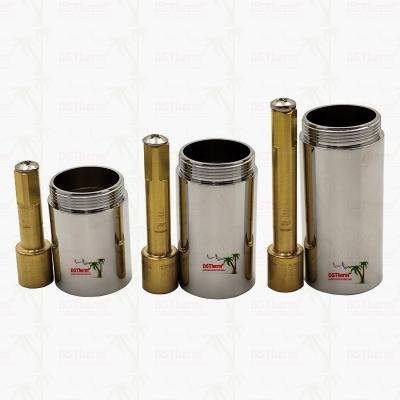 China Brass / Chrome Plated Valve Stem Extension Sleeve Cartridge Extension Customized Size for sale