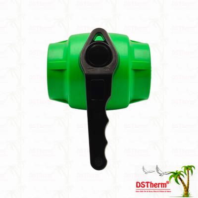 China PPR Ball Valve With Waving Handle and Brass Ball For Plumbing System 20-63MM Customizable for sale