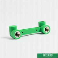 China Double Plastic Pipe Connectors Long Female Elbow 20 - 32mm Equal Shape for sale