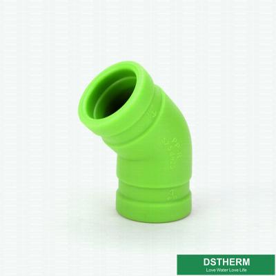 Cina Valutazione di saldatura di ottimo rendimento di pressione degli accessori PN 20 del tubo di Ppr un gomito da 45 gradi in vendita