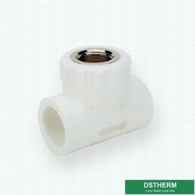China Available Technics White Ppr Pipe Accessories Fittings Female Threaded Tee Size Iso9001 for sale