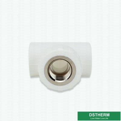 China Available Technics White Ppr Pipe Accessories Fittings Female Threaded Tee Size Iso9001 for sale