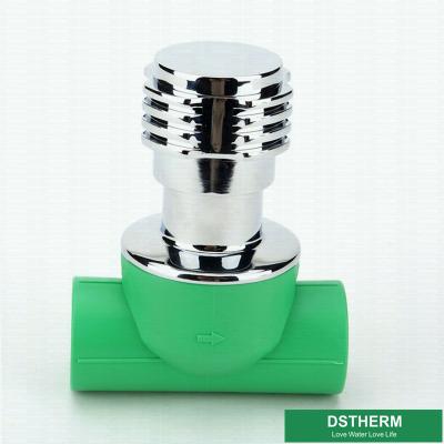 China Concealed Stop Valve PPR Pipe Fittings Injection Smooth Surface for sale