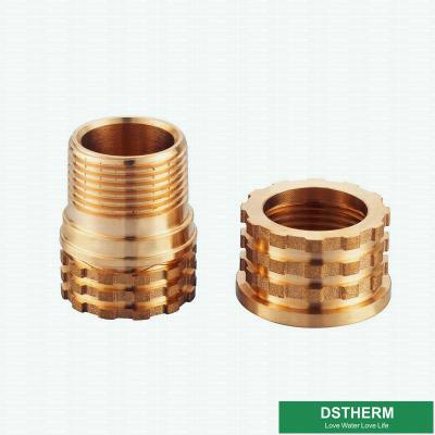 China Lighter Weight Customized Precise Designs Male And Female Brass Inserts  For Ppr Fittings for sale