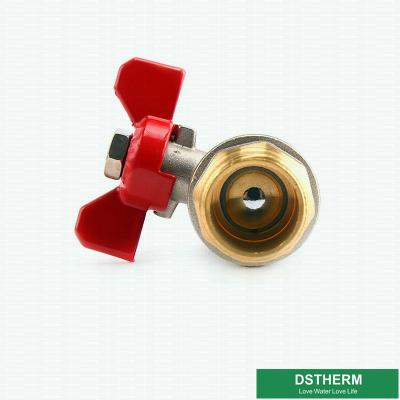 Cina Valvola a sfera d'ottone forgiata infilata femminile maschio Mini Brass Ball Valve della maniglia della farfalla in vendita