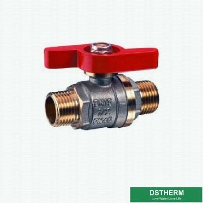 Cina Valvola a sfera d'ottone infilata femminile maschio su misura della maniglia della farfalla di Mini Forged Brass Ball Valve in vendita