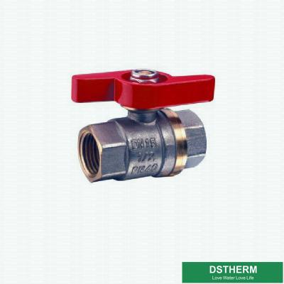 Cina Valvola a sfera d'ottone infilata femminile maschio su misura della maniglia della farfalla di Mini Forged Brass Ball Valve in vendita