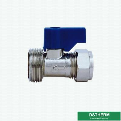 Cina Cromato su misura ha forgiato il collegamento maschio d'ottone di Mini Ball Valve Middle Weight in vendita