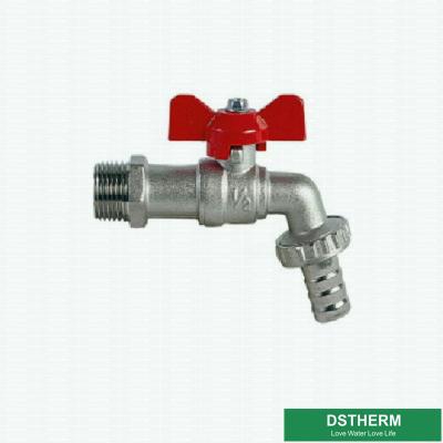 Cina Il rubinetto d'ottone nichelato della valvola della valvola del rubinetto di acqua, rubinetto d'ottone ha personalizzato Logo Designs in vendita