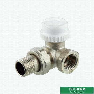 Cina Valvola termostatica maschio tradizionale d'equilibratura su misura del radiatore di sicurezza del peso più pesante d'ottone di colore in vendita