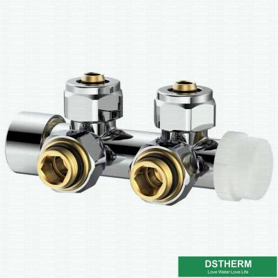 China Chrome Shinning chapeou um tipo mais pesado temperatura termostática TRV de bronze reto de H à venda