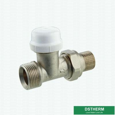 China Customized Heavier Type Union Male Union Grey Classic Heating Brass Thermostatic Radiator Valve for sale