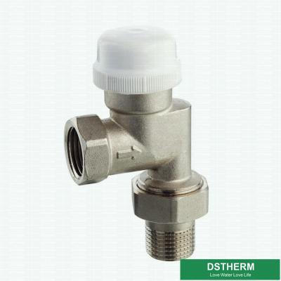 China Customized Heavier Type Union Male Elbow Grey Classic Heating Brass Thermostatic Radiator Valve for sale