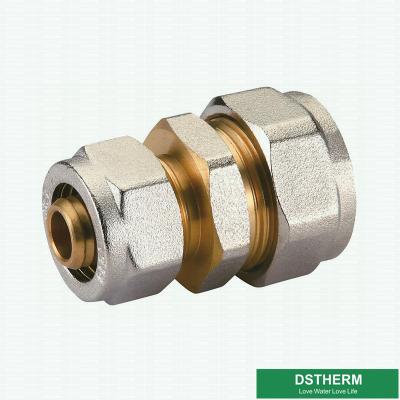 China Customized Reducing Threaded Coupling Compression Brass Fittings Screw Fittings For Pex Aluminum Pex Pipe for sale