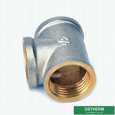 China Female Threaded Tee Screw Fittings Compression Brass Fittings Pex Fittings For Pex Aluminum Pex Pipe for sale