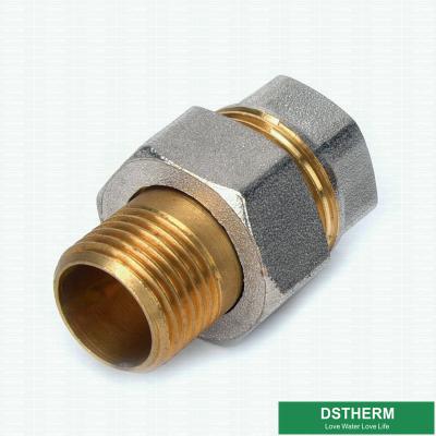 China 35mm Brass Flared Fittings Compression CW617N Copper Push Fitting for sale