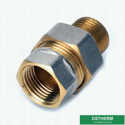 China 35mm Brass Flared Fittings Compression CW617N Copper Push Fitting for sale